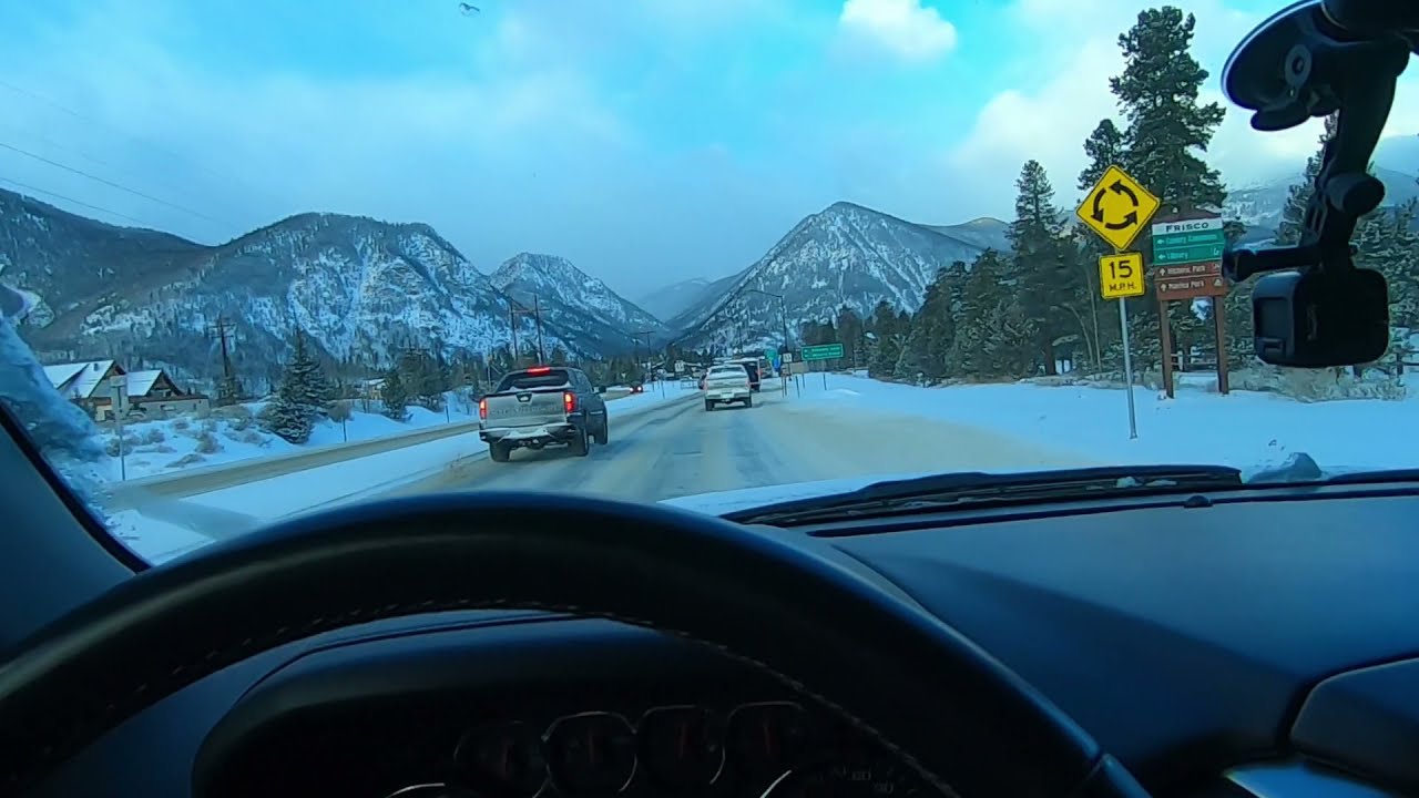 Scenic Winter Drive Fairplay, Colorado to Driggs Idaho - Rambling with ...