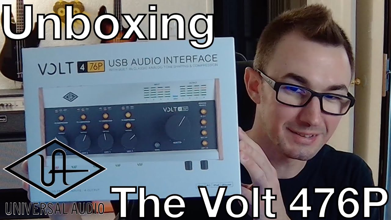 Universal Audio Volt 476P Audio Interface-Unboxing And Product Review ...