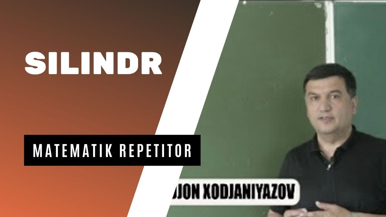 2. Silindr. Geometriya 10 sinf - YouTube