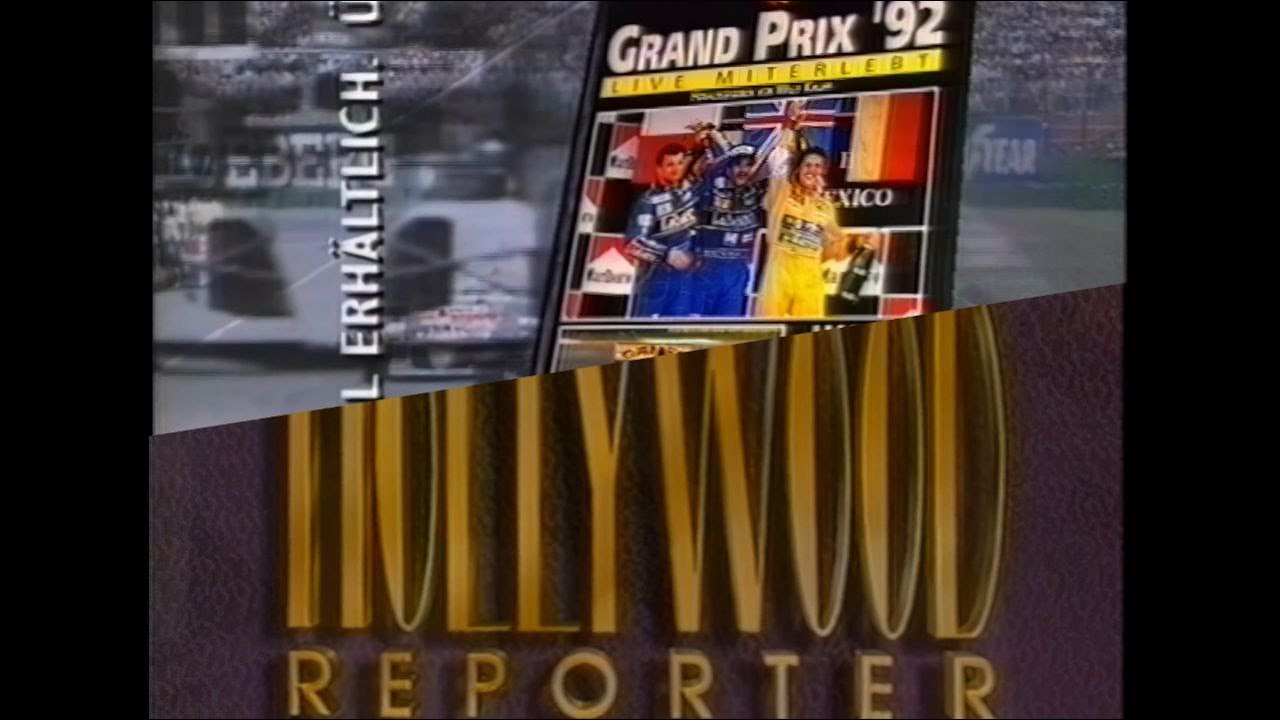 RTLPlus, Ende Formel 1, RTL Plus Hollywood Reporter, 1992 - YouTube