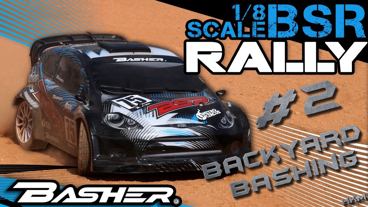 Test / Review - Basher BSR Rally / Team C GT8LE-RA 1/8 - #2 backyard ...