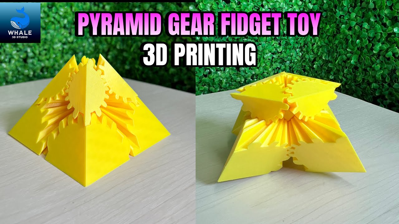 Pyramid Gear Fidget Toy - 3D Printing - YouTube