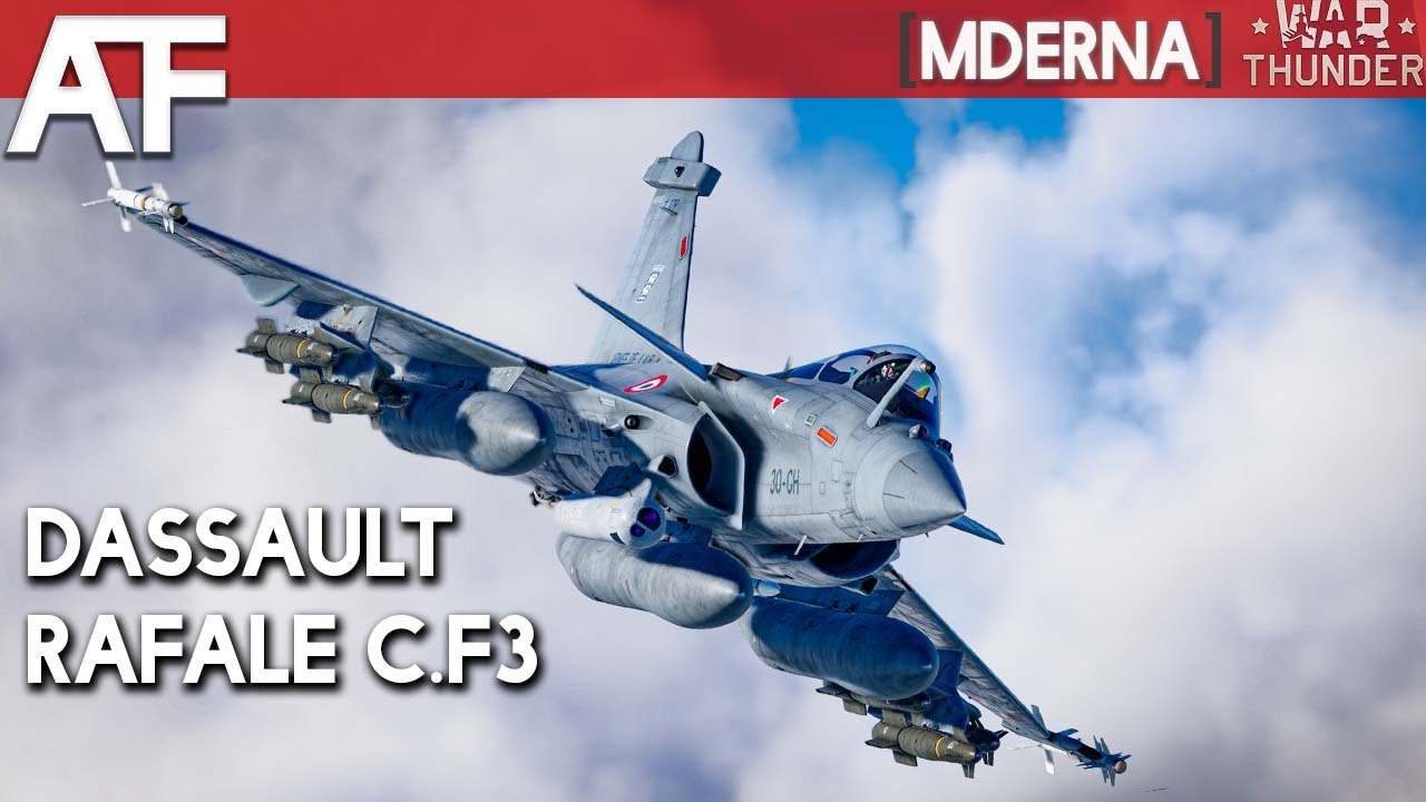 War Thunder - Dassault Rafale Krídla paluby Charles de Gaulle ...