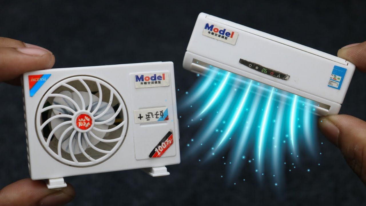 Model Miniature Air Conditioner Unboxing & Test Video || Best Gadgets ...