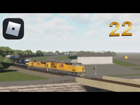 ROBLOX RAILFANNING: Southline District Part 22: UP 7843 leads Eastbound with New NS SD80! - YouTube