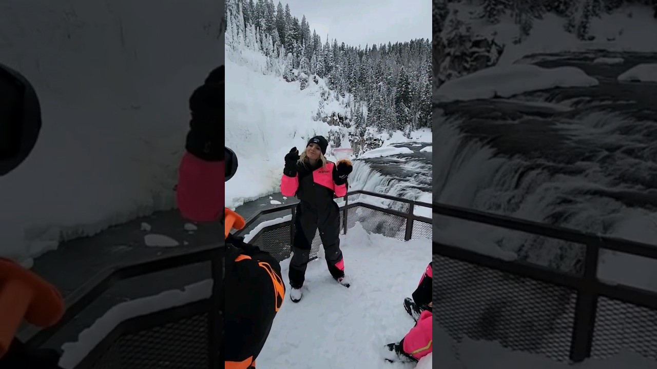 Chasing Waterfalls on Sleds! - YouTube