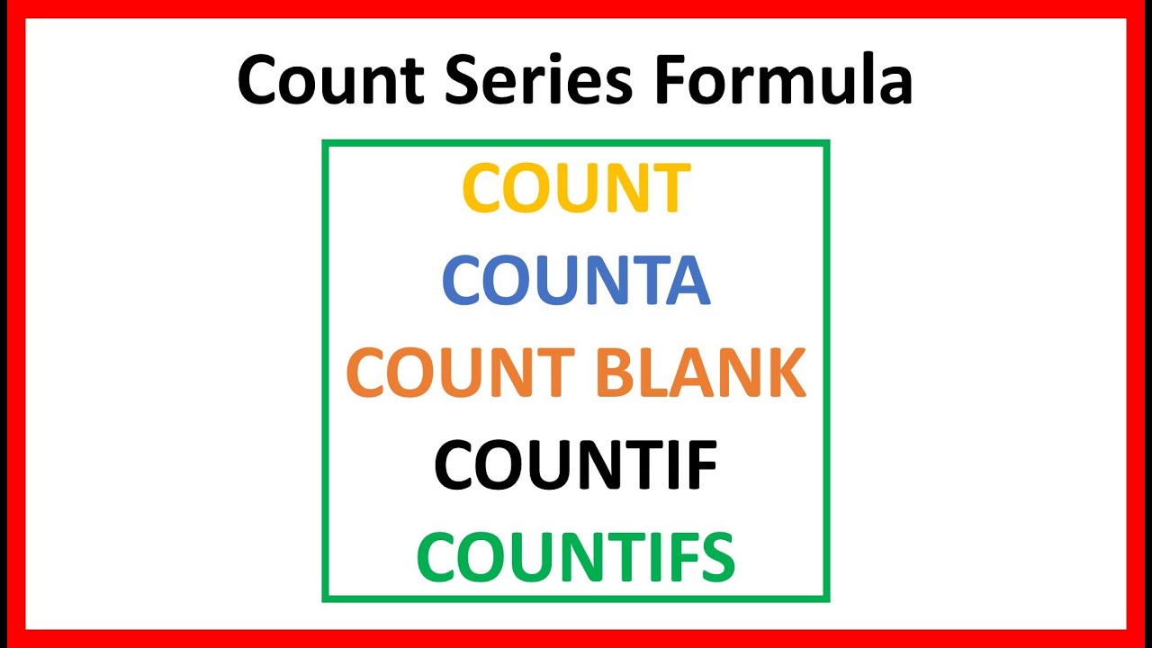 What Is COUNT COUNTA COUNT BLANK COUNTIF And COUNTIFS excel YouTube what-is-count-counta-count-blank-countif-and-countifs-excel-youtube