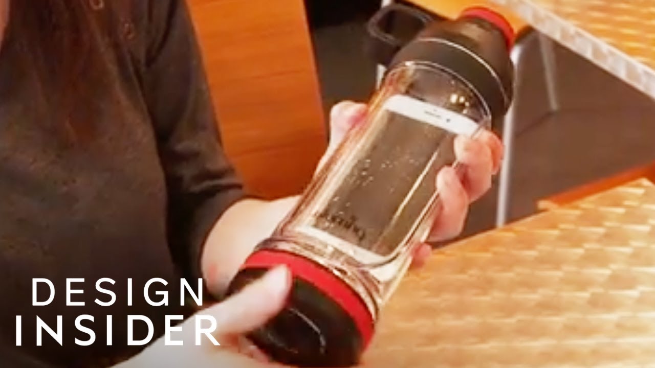 Water Bottle Comes With A Secret Storage Compartment - YouTube