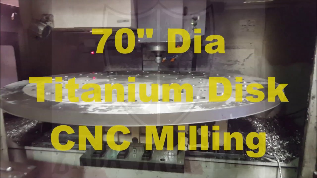 High Risk CNC Milling -- Huge Titanium Plate - YouTube