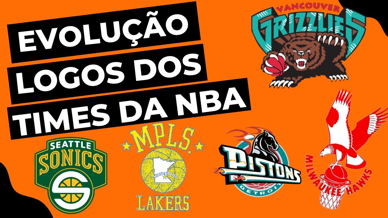 EVOLUÇÃO DAS LOGOS DOS TIMES NA NBA [ COMPLETO ] | Cesta de 3 - YouTube