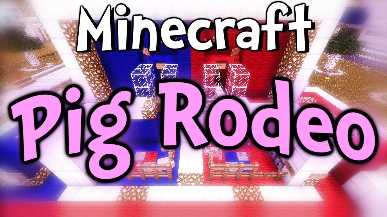 Minecraft - Pig Rodeo w/ iJevin - YouTube