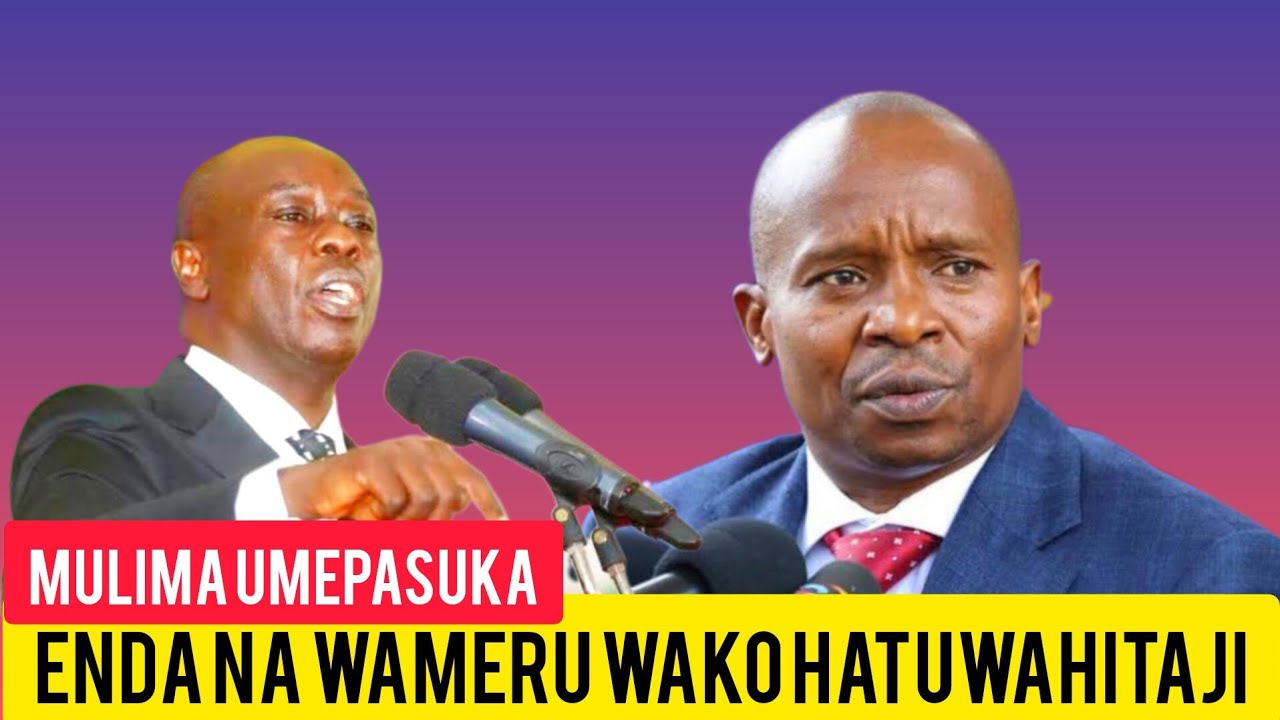 KINDIKI ENDA NA WAMERU WAKO - YouTube