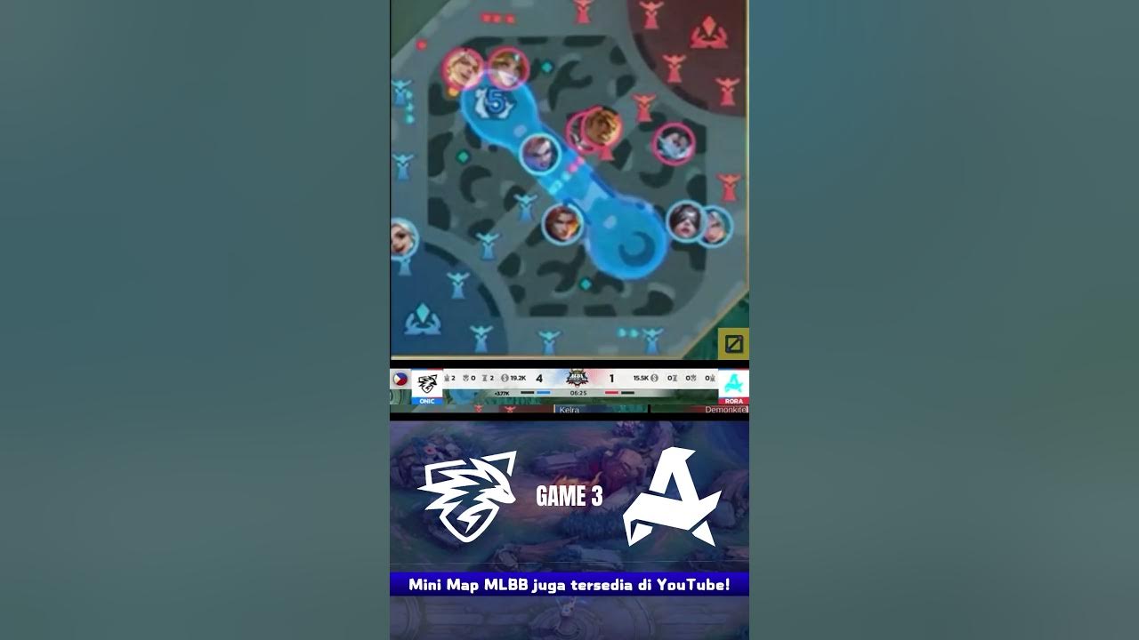 [Mini Map] ONIC vs RORA - Game 3 - Week 5 Day 2 - Regular Season - MPL PH S15 - YouTube