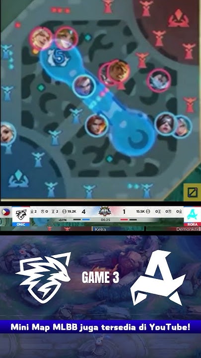 [Mini Map] ONIC vs RORA - Game 3 - Week 5 Day 2 - Regular Season - MPL PH S15 - YouTube