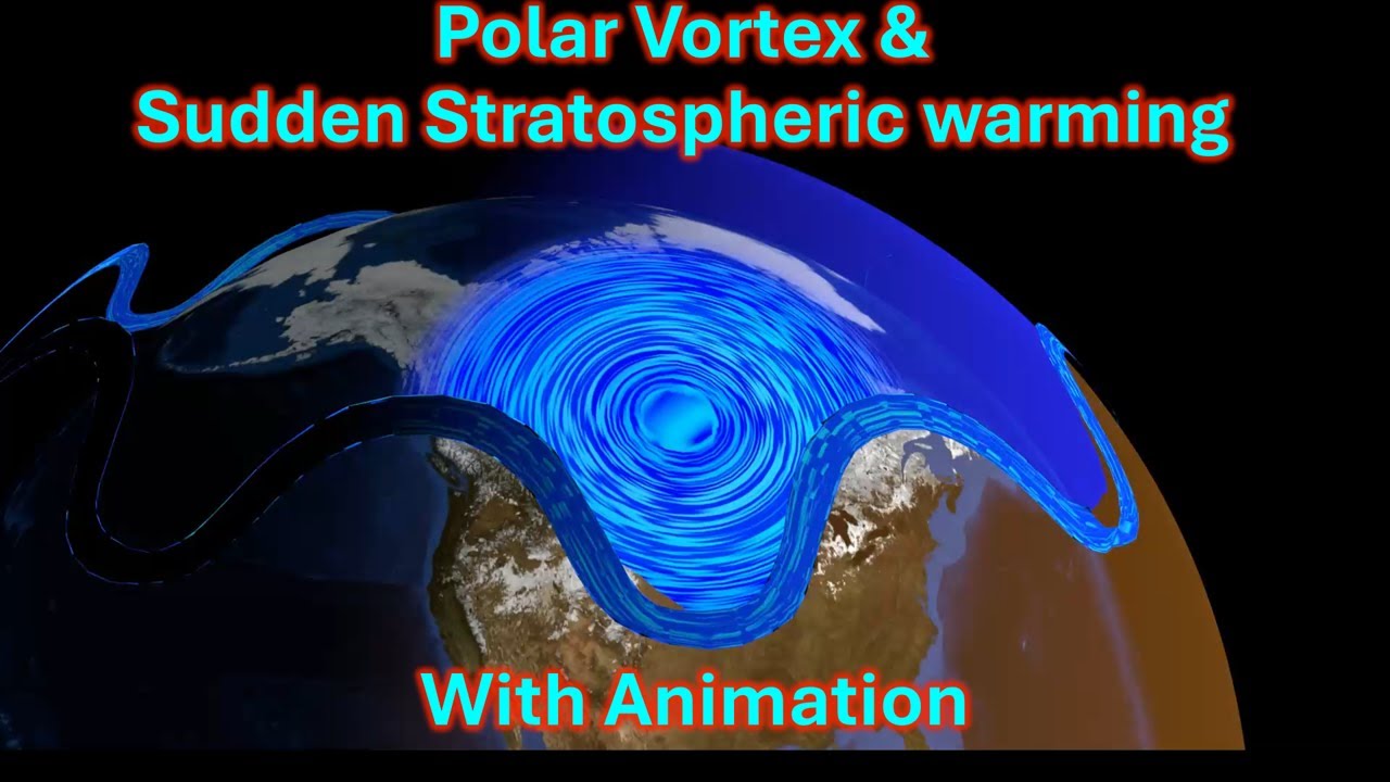 Polar vortex and Sudden stratospheric warming detailed explanation with ...