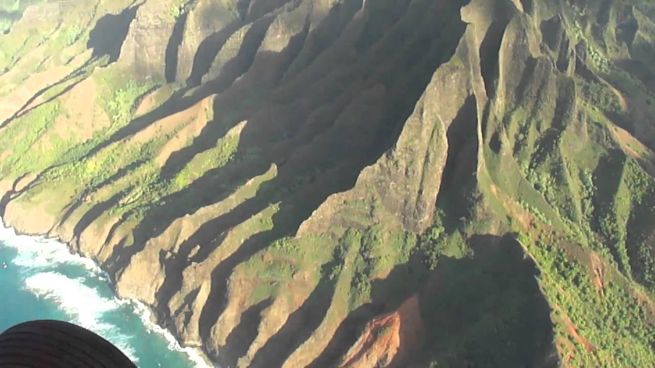 Flying Over Kauai Part 9 - YouTube