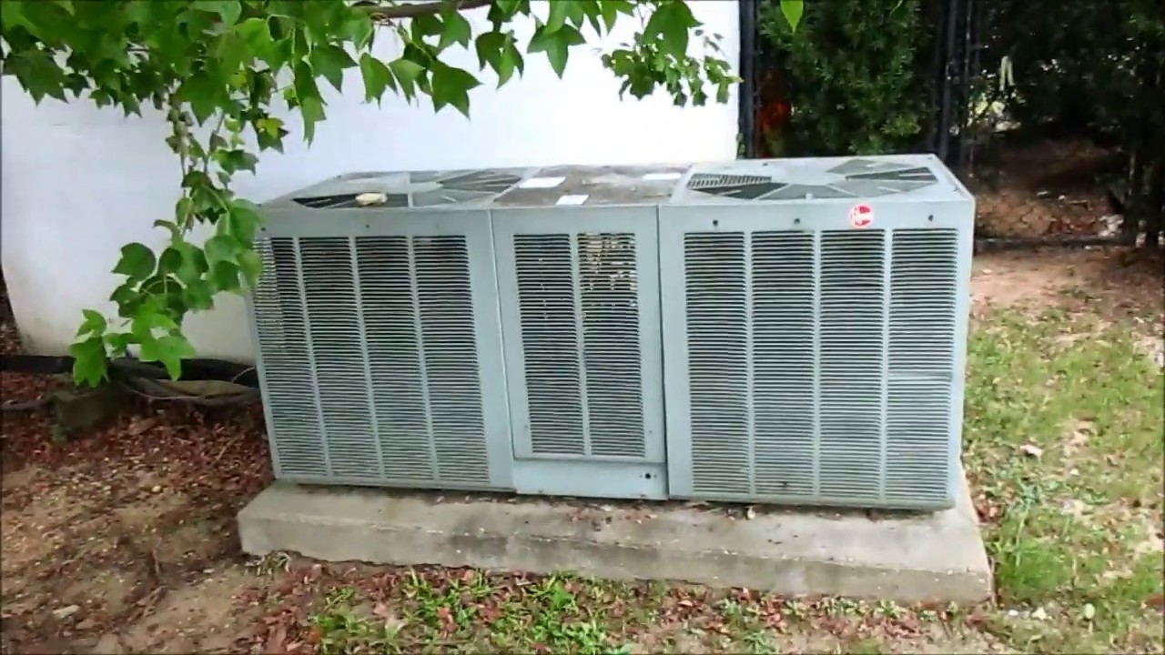 2004 Rheem Split System HVAC Unit - YouTube
