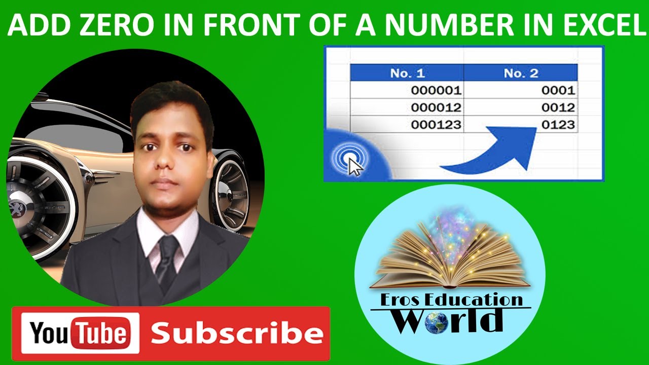 Excel Mein Front Mein Zero Add Kaise Kare Add Zero In Front Of A Excel Mein Front Mein Zero Add Kaise Kare Add Zero In Front Of A