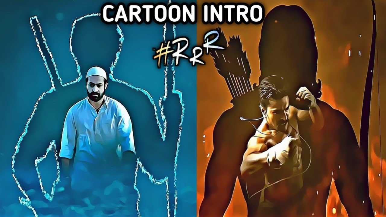 RRR - Cartoon Intro | NTR, Ram Charan, SS Rajamouli - YouTube
