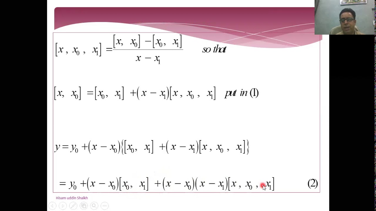 Newton Divided difference method - YouTube