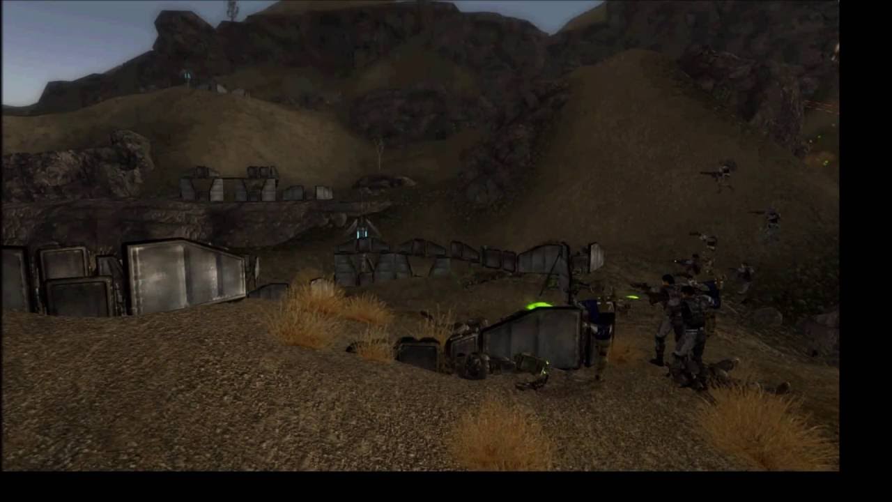 Fallout NV - Midwestern BOS VS The Enclave - YouTube