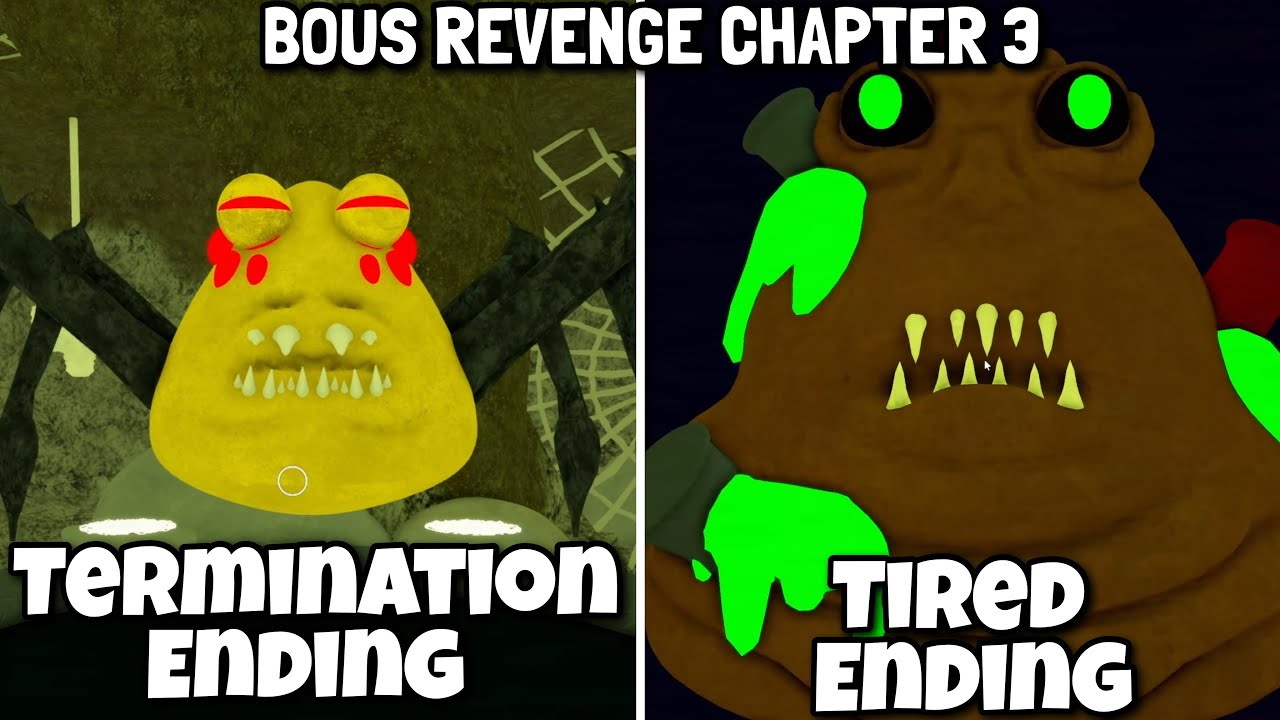 Bou’s Revenge Chapter 3 All Endings : Termination & Tired Ending ROBLOX ...