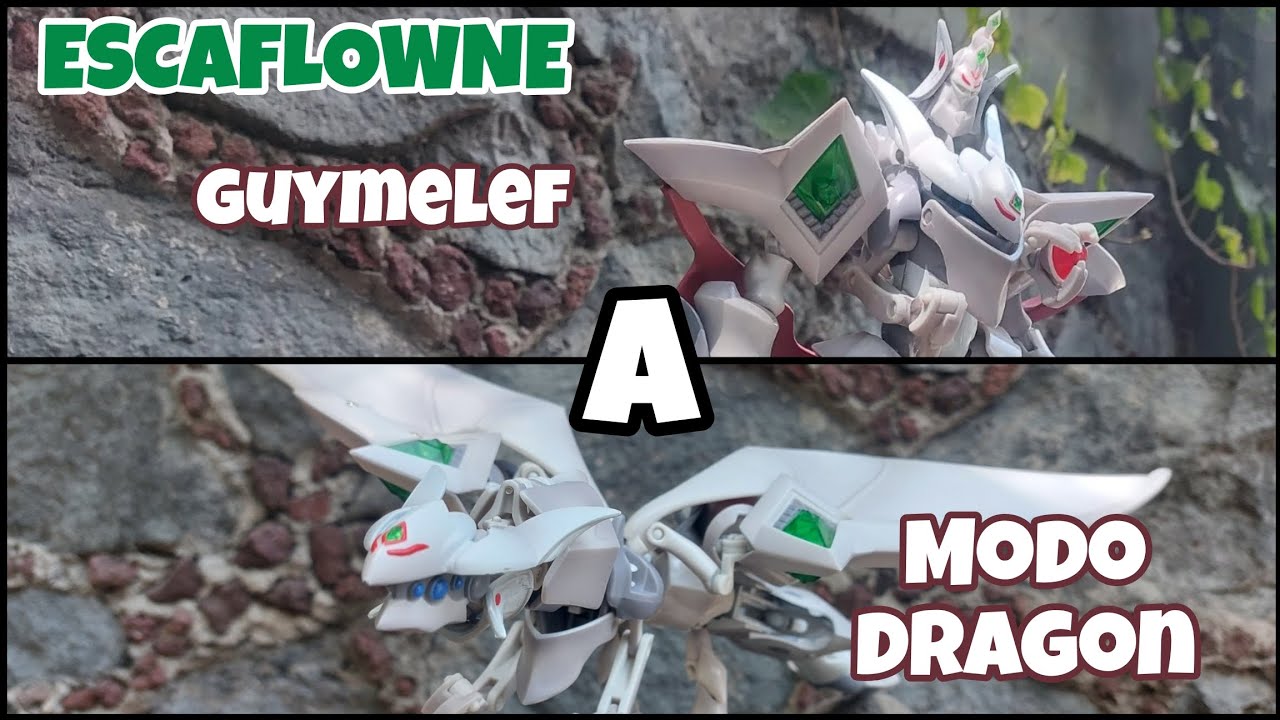 Escaflowne - Transformar de Guymelef a Modo Dragón - YouTube
