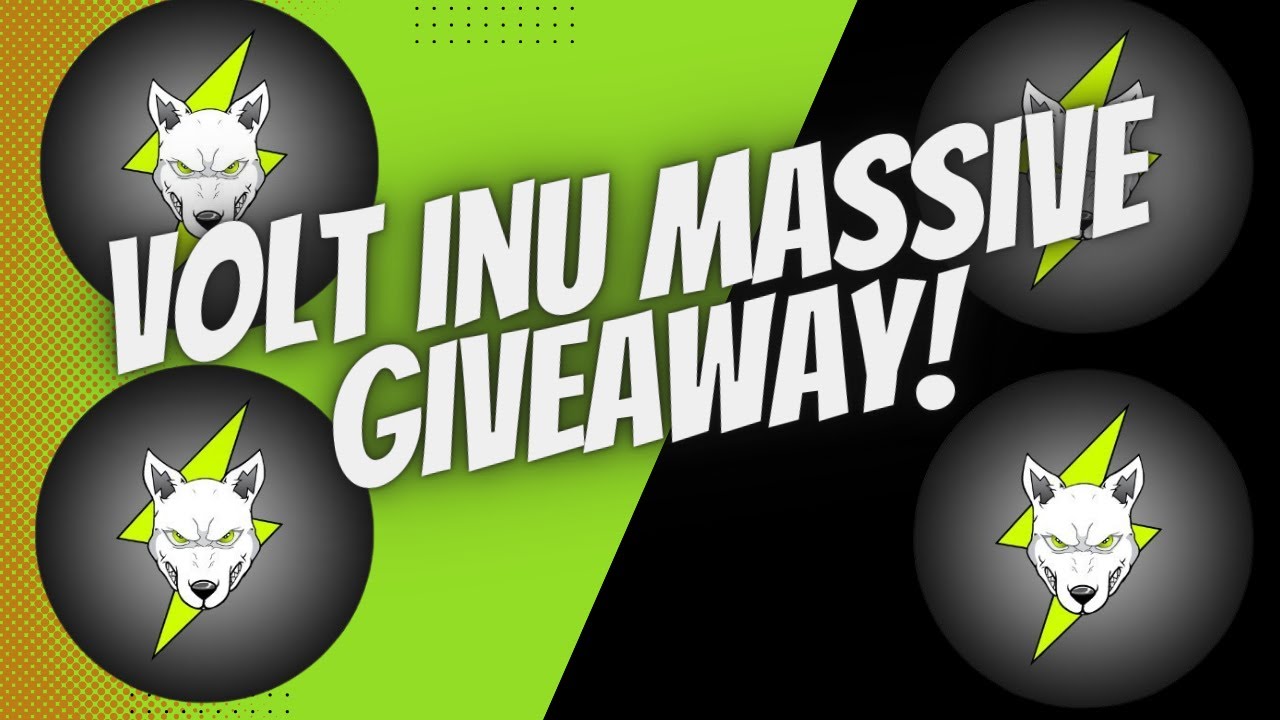 Volt Inu Is Back With My Favorite Community Giveaway - YouTube