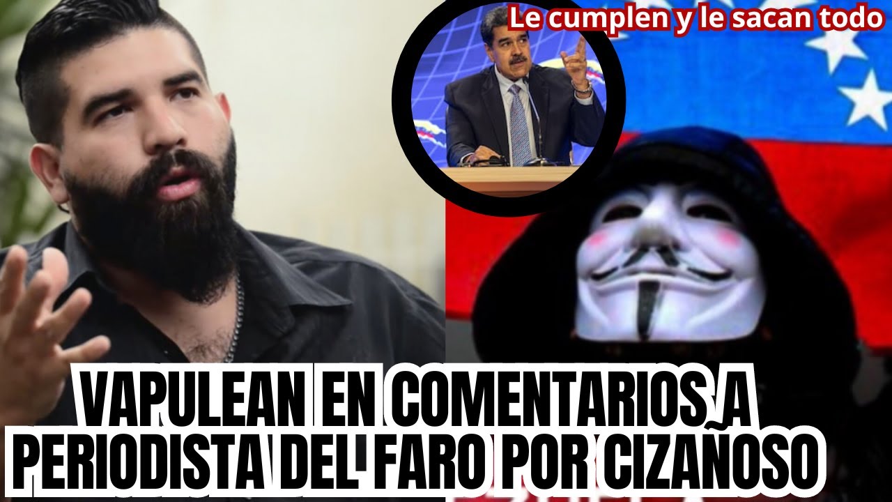 ANONYMOUS LE CUMPLE ADVERTENCIA A MADURO/CLAUDIA ORTIZ N3NUNCI4 ...