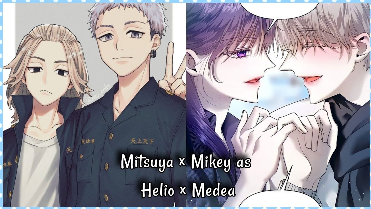 Tokyo revengers react to mitsuya×mikey as helio×medea...(Remake)..Tokyo ...