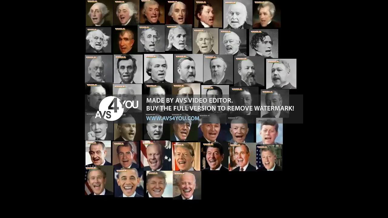 All 46 US Presidents Sing Party in the USA - YouTube