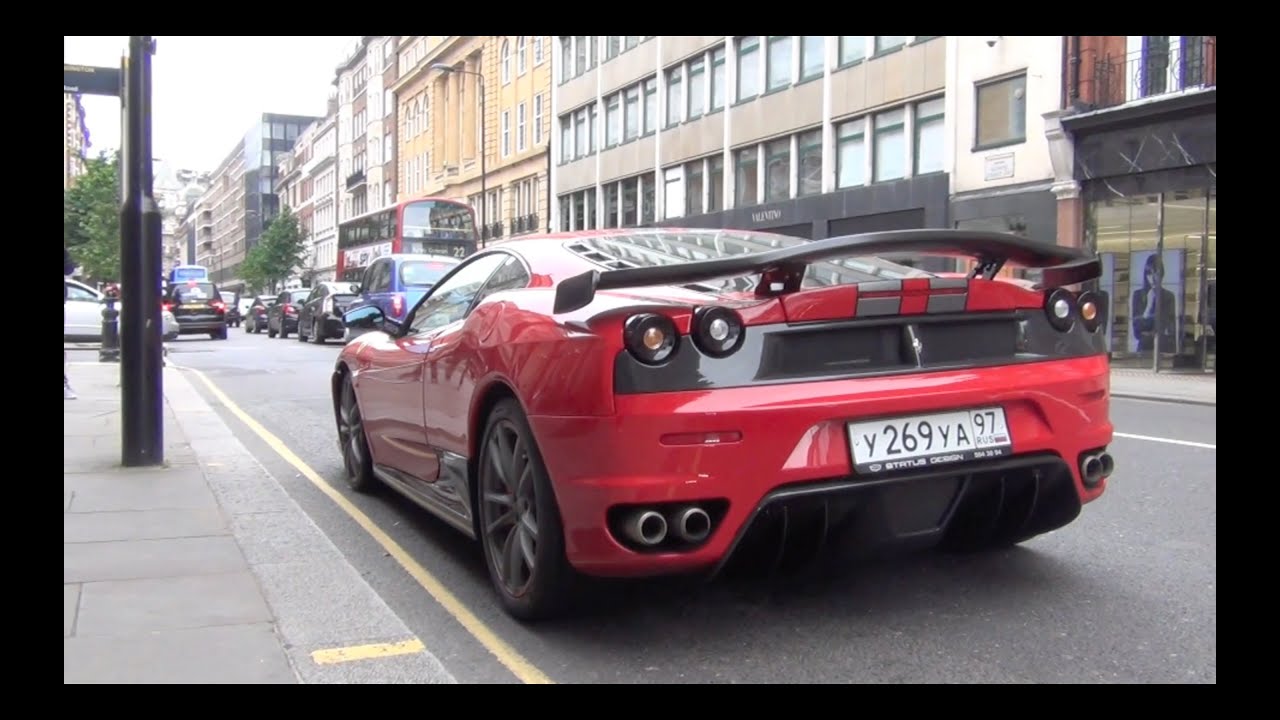 Crazy Modified Ferrari F430 Sounds in London!! - YouTube