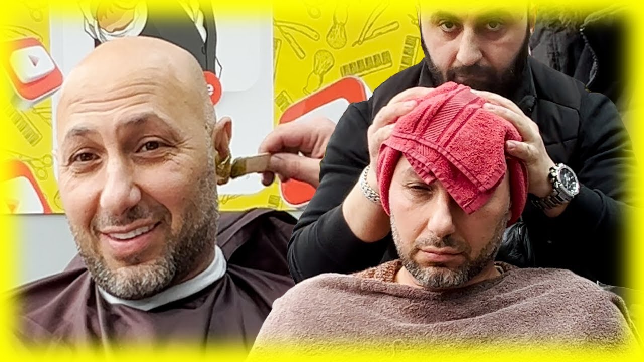 Barber Head shave Clipper beard trim and razor line up 🟡 - YouTube