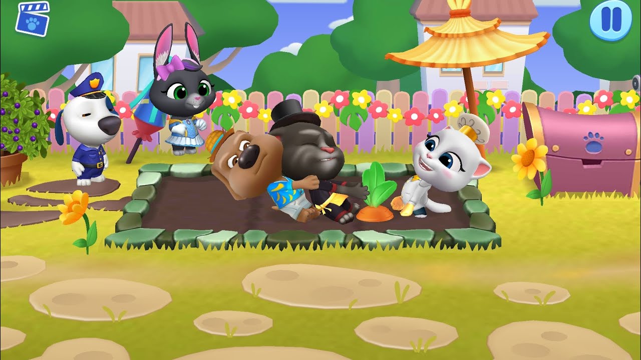 TOM FRIENDS AGAIN IN THE GARDEN 🏡 have fun - YouTube