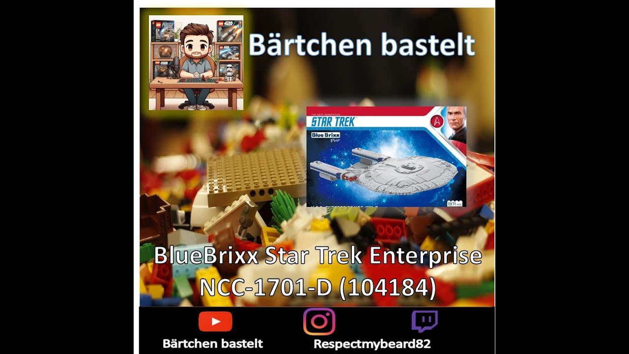 Bärtchen bastelt: BlueBrixx Star Trek Enterprise NCC-1701-D (104184 ...