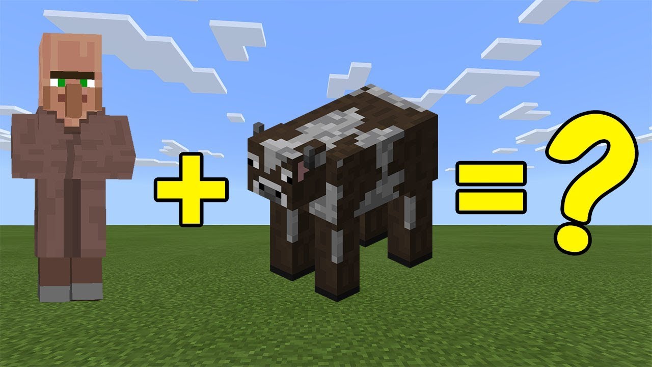 I Combined a Villager and a Cow in Minecraft - Here's What Happened ...