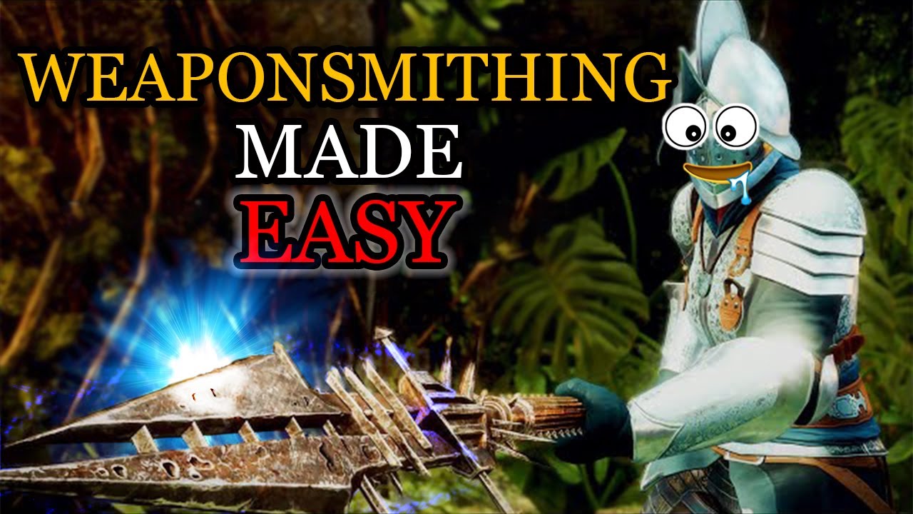 New World Weaponsmithing Leveling Guide - YouTube