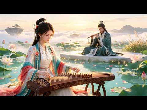 Mind Relaxation & Sleep Chinese Zen Music | 2 Hours Soothing Guzheng & Flute by Misty Lotus Pond