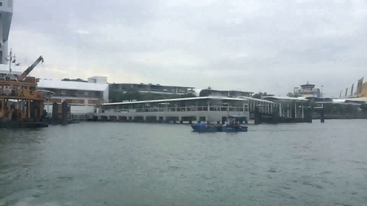 Harbourfront Port, Singapore to Batam, Indonesia - YouTube