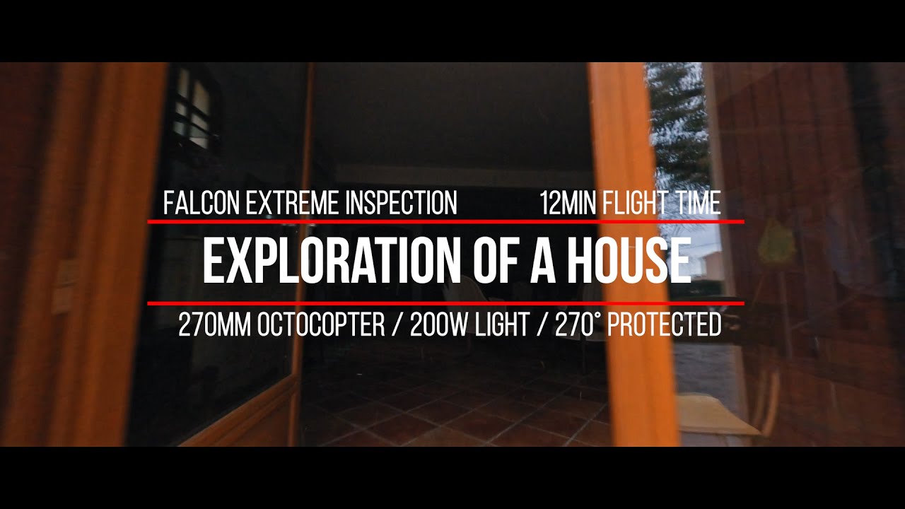 Exploration of a house with the Falcon Extreme Inspection - YouTube