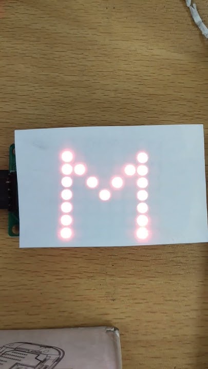 How to connect and program|Arduino with 8x8 LED matrix display - YouTube