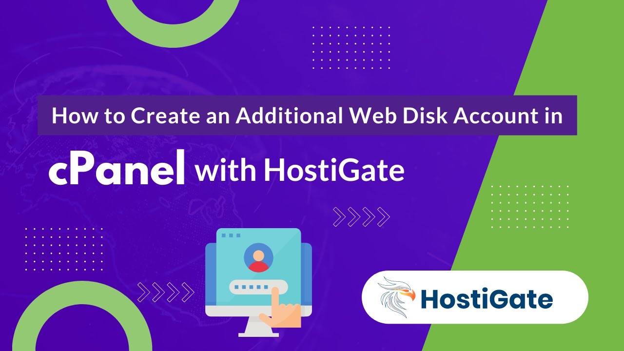 How To Create An Additional Web Disk Account In Cpanel With Hostigate 2722