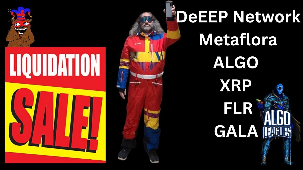 THE BOTTOM IS IN, WE ARE GOING TO THE MOON, XRP, ALGO, FLR, DeEEP NETWORK, GALA, METAFLORA - YouTube