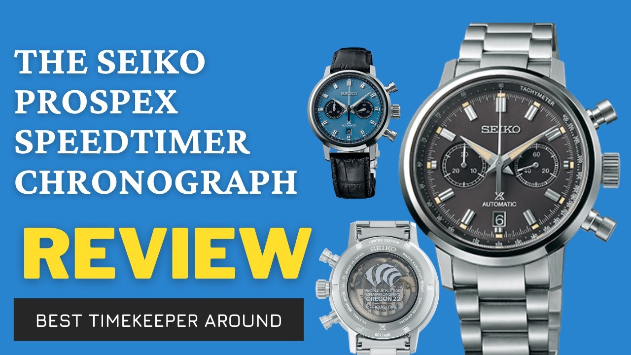 This watch is the definition of a timekeeper | Seiko Prospex Speedtimer ...