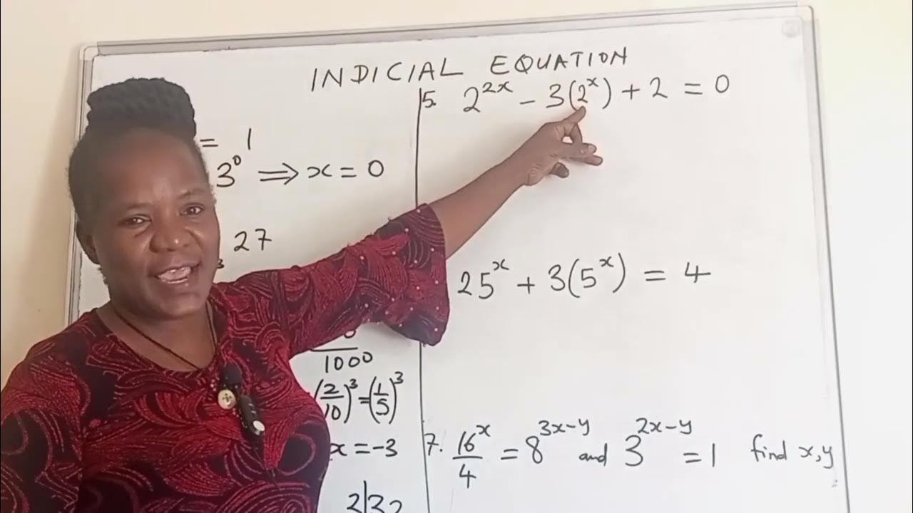 Indicial Equations - YouTube
