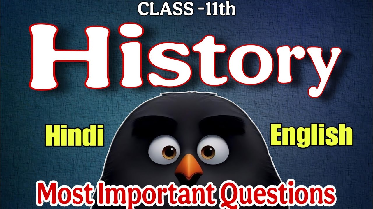 Class 11 History 2026 | Most Important Questions | CBSE New Syllabus ...