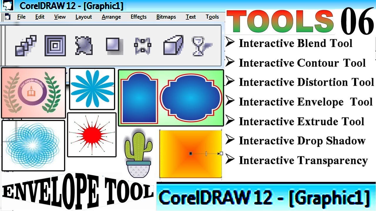 All Tools of CorelDraw in Hindi | Corel DRAW Tutorial in Hindi ...