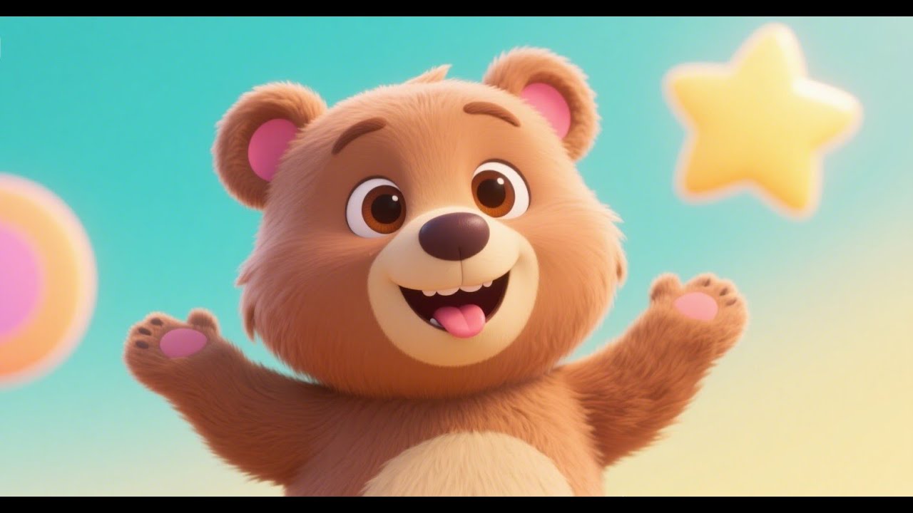 Learn Shapes with Benny Bear 🐻 | Circle, Square, Triangle & Star Song ...