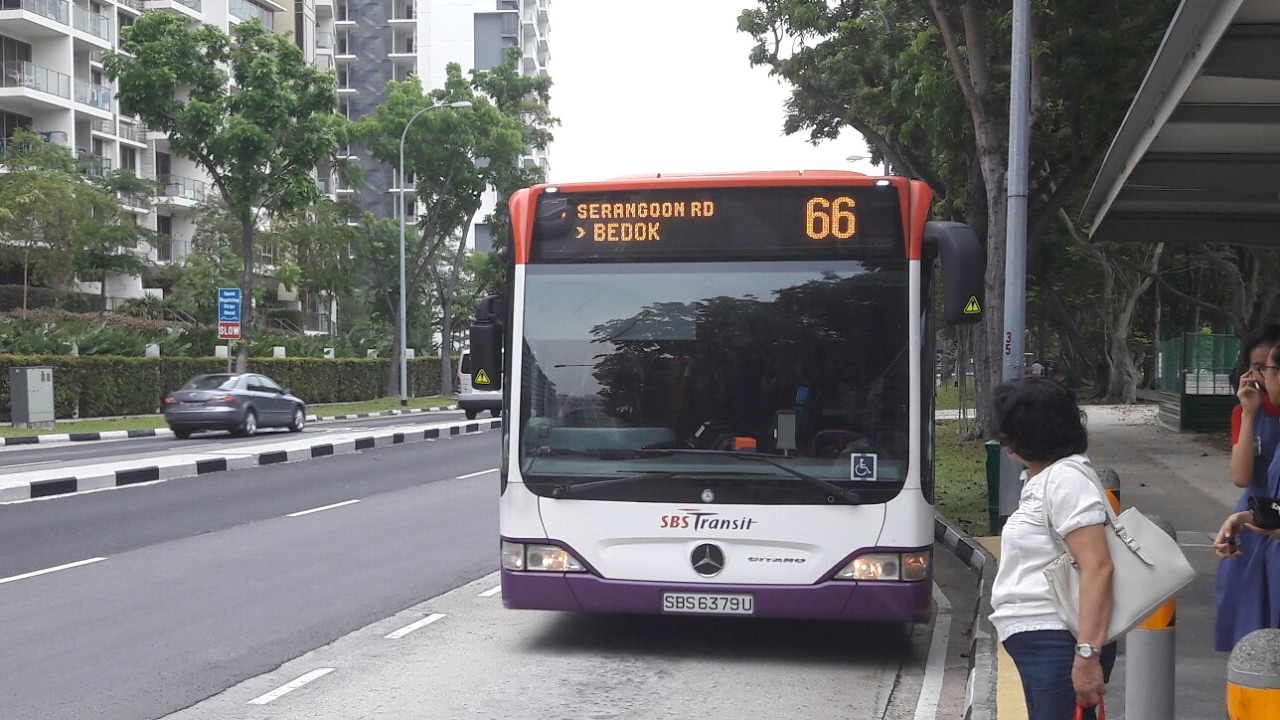 SBS Transit Bus Service 66, SBS6375E - YouTube