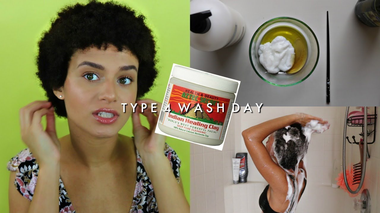 MY TYPE 4 HAIR WASH DAY ROUTINE - YouTube